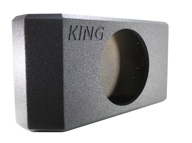 King Boxes AK-JWSG-12 Single 12" Jeep Swing Gate Spraylined Box – Factory Direct Car Audio