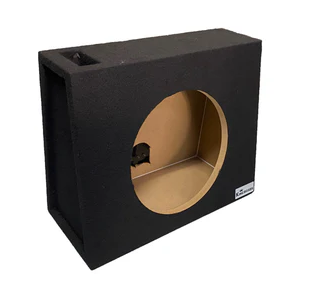 King Boxes AKT112 Single Vented 12" Wedge Style Subwoofer Box – Factory Direct Car Audio