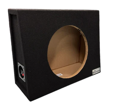 King Boxes AKT112S Single Sealed 12" Wedge Style Subwoofer Box – Factory Direct Car Audio