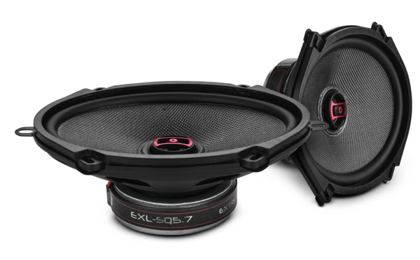 DS18 EXL-SQ5.7 5x7" / 6x8" 2-Way 3 Ohm Coaxial Speakers – Factory ...