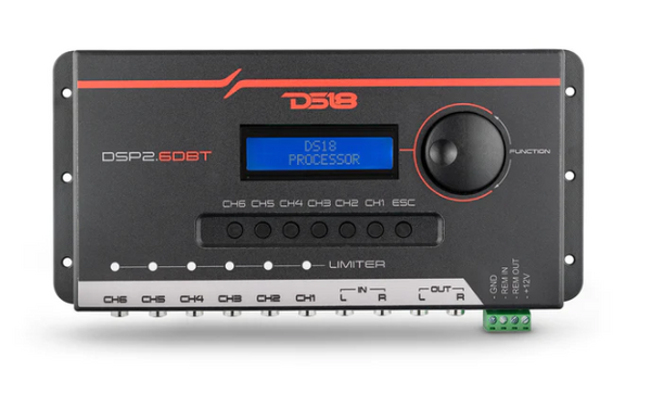 DS18 DSP2.6DBT 2 Channel In to 6 Channel Out DSP with Bluetooth – Factory Direct Car Audio